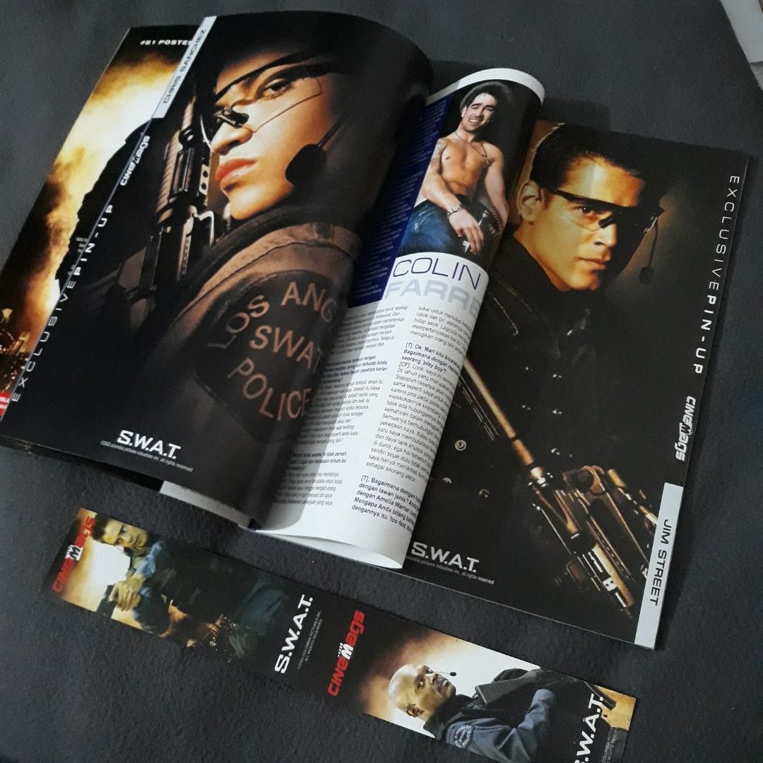 Majalah Cinemags 51th 10/2003 Edisi S.W.A.T & Special Movie Poster #1 ...