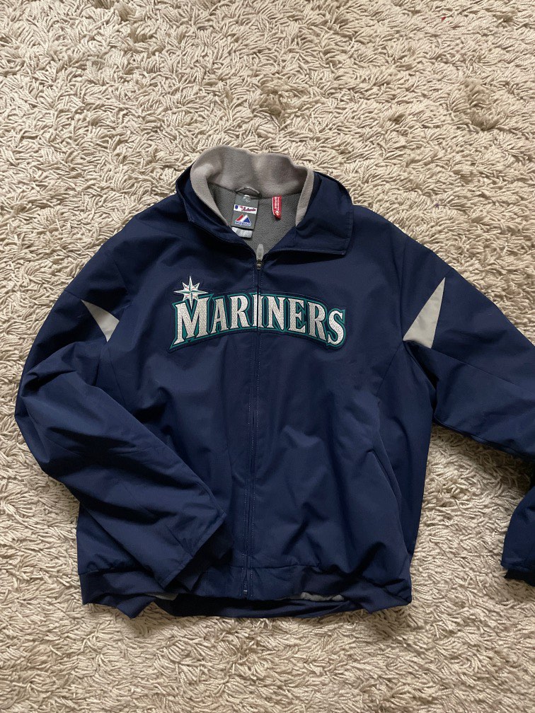 Mariners navy blue jacket, Men's Fashion, Tops & Sets, Hoodies on Carousell
