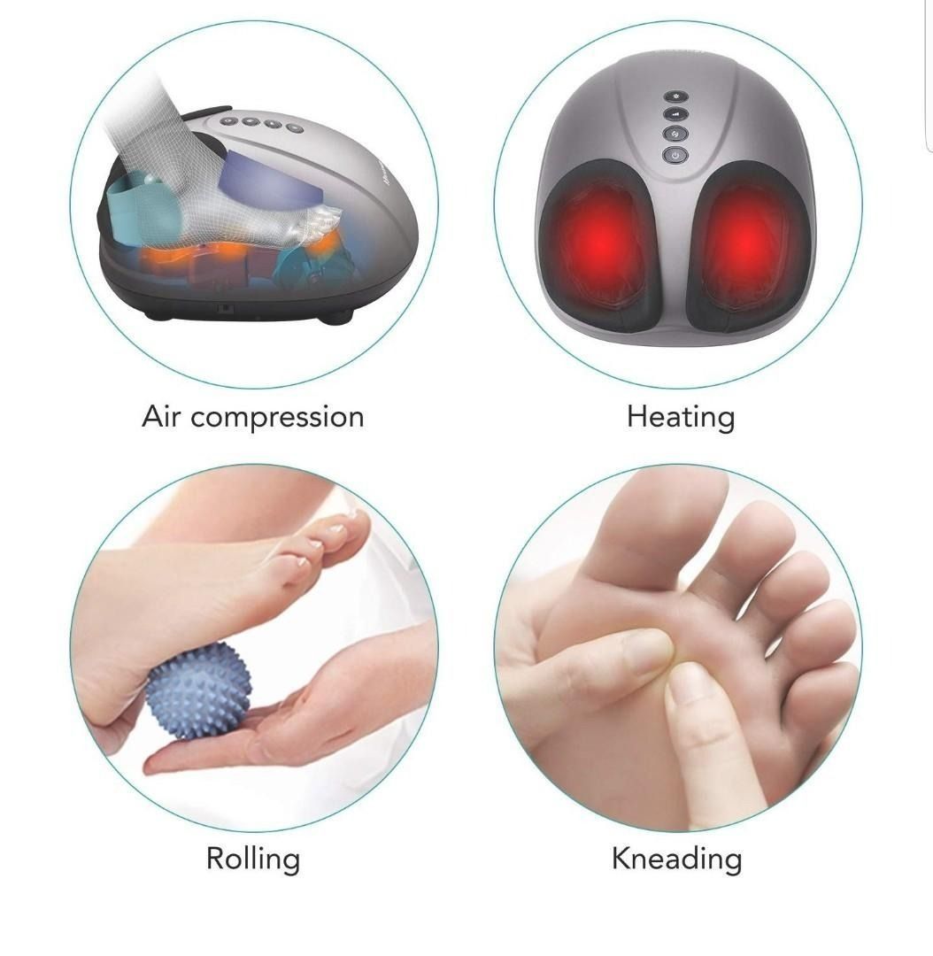 MARNUR Shiatsu Foot Massager Machine Electric Massage Deep Kneading ...