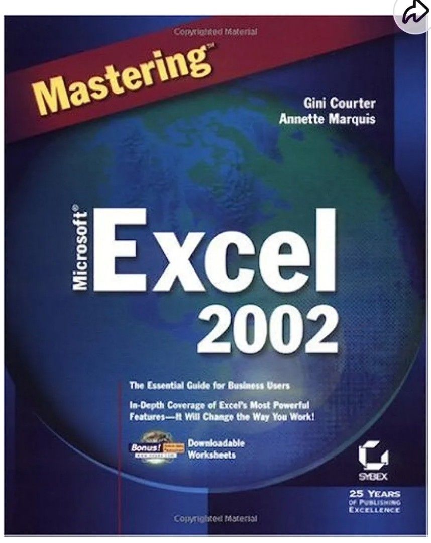 Mastering Microsoft Excel 2002, Hobbies & Toys, Books & Magazines, Textbooks on Carousell