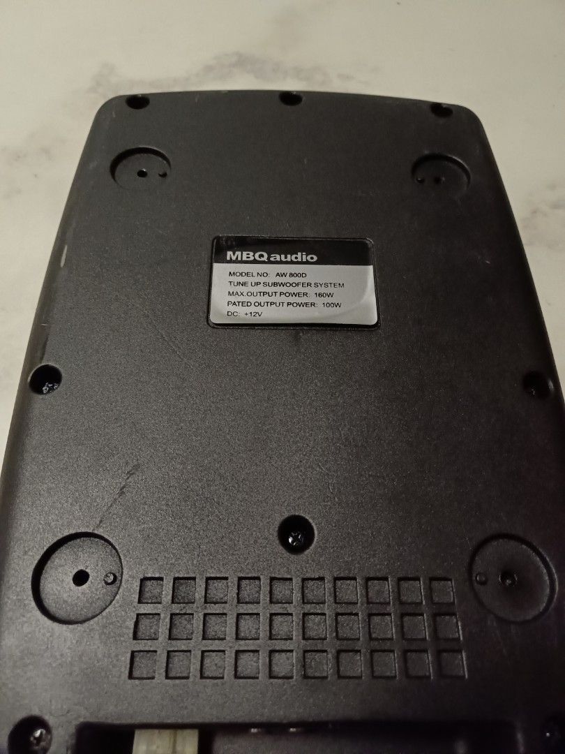 Mbq audio active subwoofer.aw 8000., Car Accessories, Accessories on ...