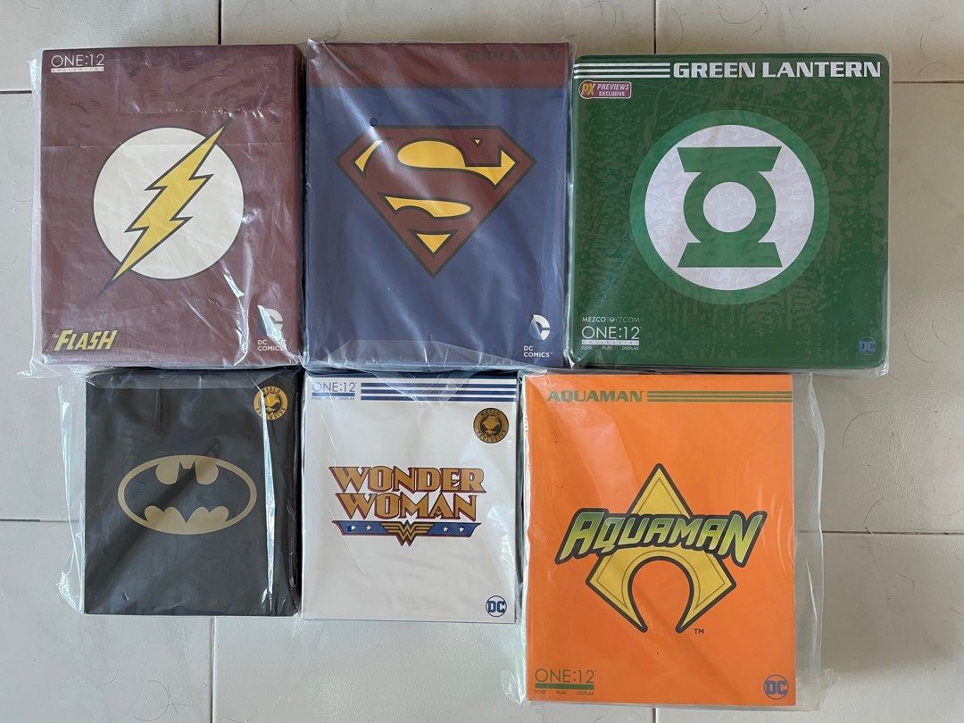 Mezco One:12 Collective Justice League figures (Flash, Superman, MDX ...