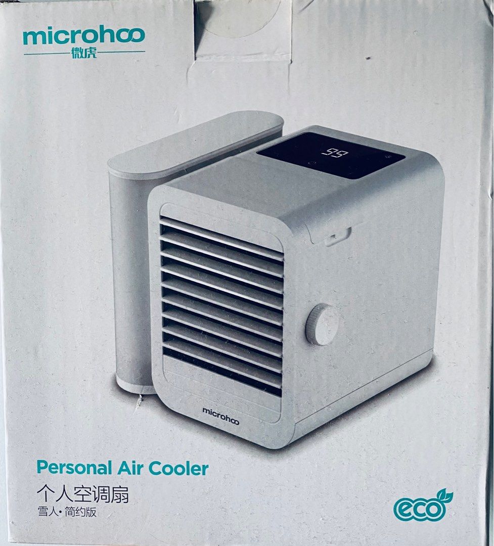 Microhoo Mini Air Conditioner Quick Cooler Wind Speed Adjustment Energy ...