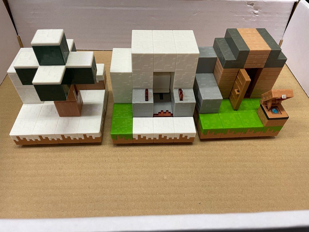 Minecraft mini figure play set, Hobbies & Toys, Toys & Games on Carousell