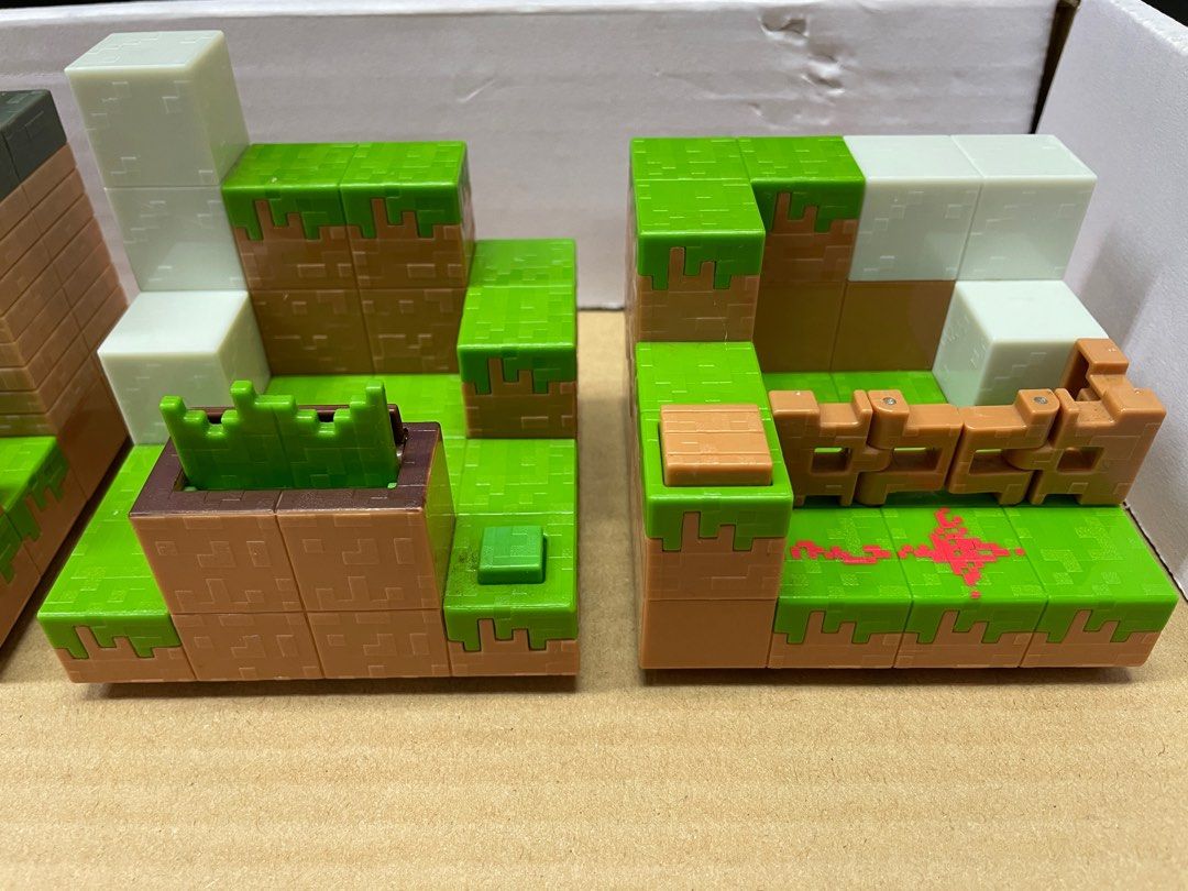 Minecraft mini figure play set, Hobbies & Toys, Toys & Games on Carousell