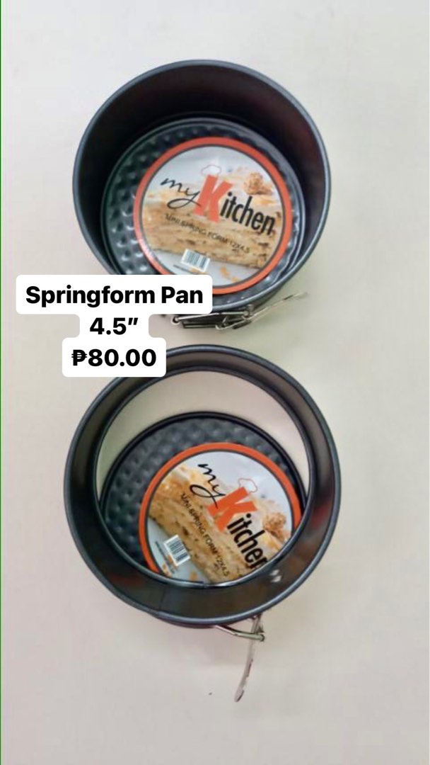MK Springform Pan 4.5” Non Stick Bento Cake Baking Pan Small Cakes ...