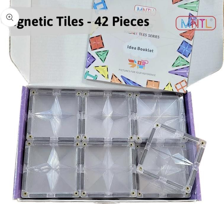 MNTL transparent square tiles, Hobbies & Toys, Toys & Games on Carousell