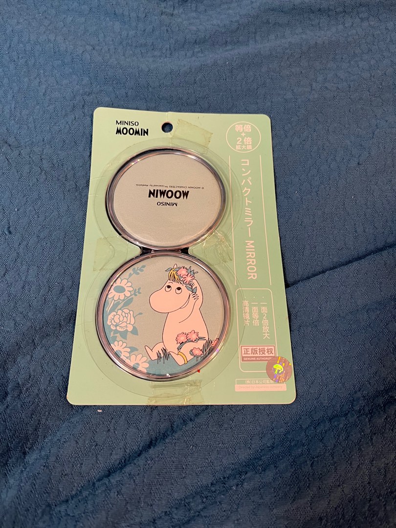 Moomin姆明 歌妮 隨身鏡 portable mirror, 傢俬＆家居, 家居裝飾, 鏡 - Carousell