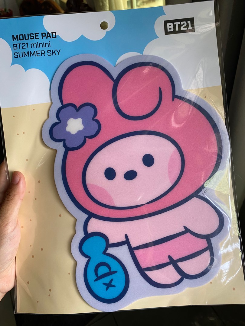 Mousepad Cooky Tata BT21, Hobbies & Toys, Collectibles & Memorabilia, K ...