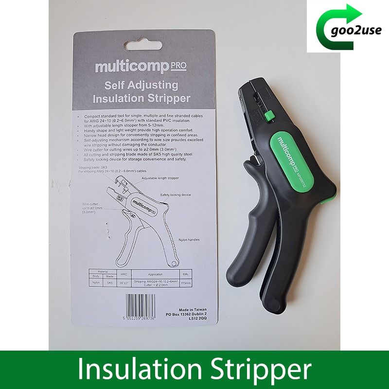 Multicomp Pro Self Adjusting Insulation Wire Stripper, Furniture & Home ...