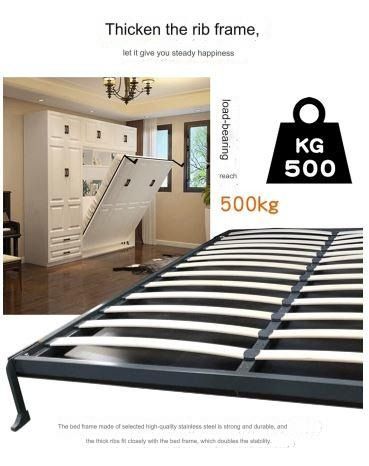 Multi-functional invisible folding bed small apartment balcony wall bed ...