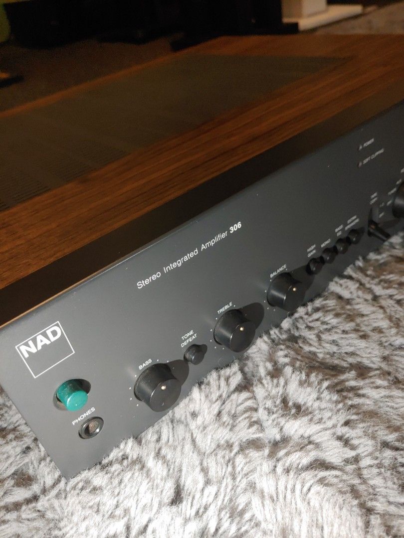 NAD 306 Stereo Integrated High-fidelity Amplifier | 50WPC into 8Ω ...