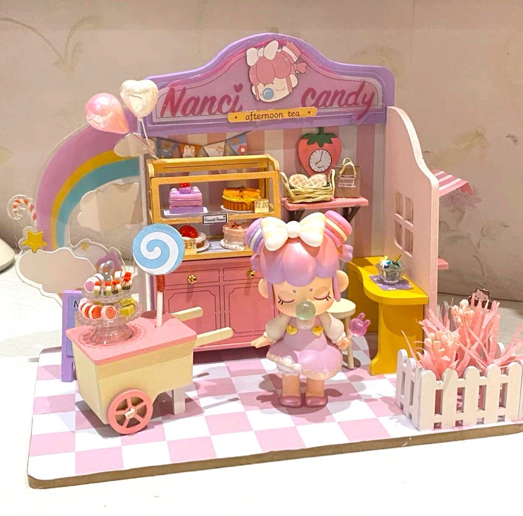 NANCI rolife CANDY HOUSE ROBOTIME DIY MINIATURE, Hobbies & Toys, Toys ...