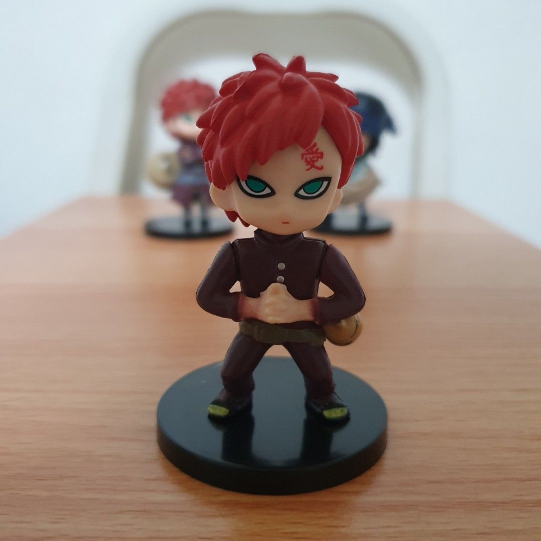 Naruto Gaara Sasuke Uchiha Mini Figure Figurine Standee Toy, Hobbies ...