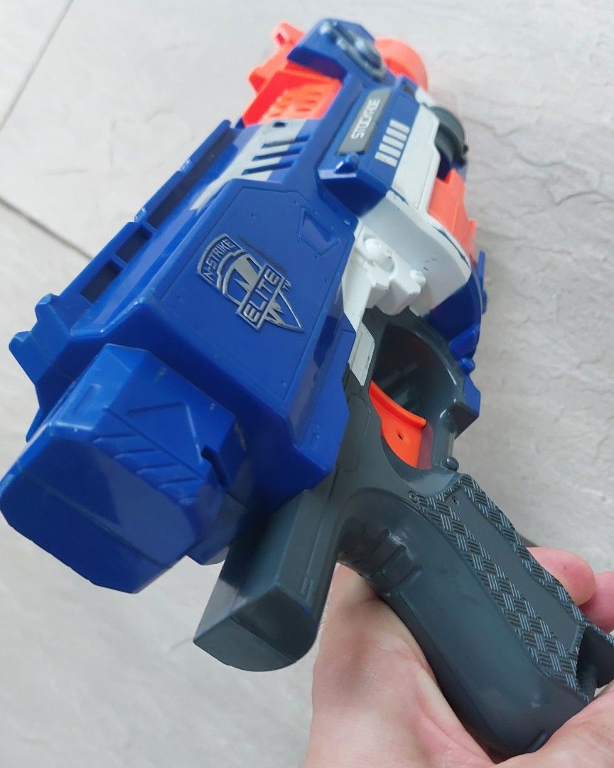 Nerf Gun/Rifle N-Strike Elite Stockade, Hobbies & Toys, Toys & Games on ...