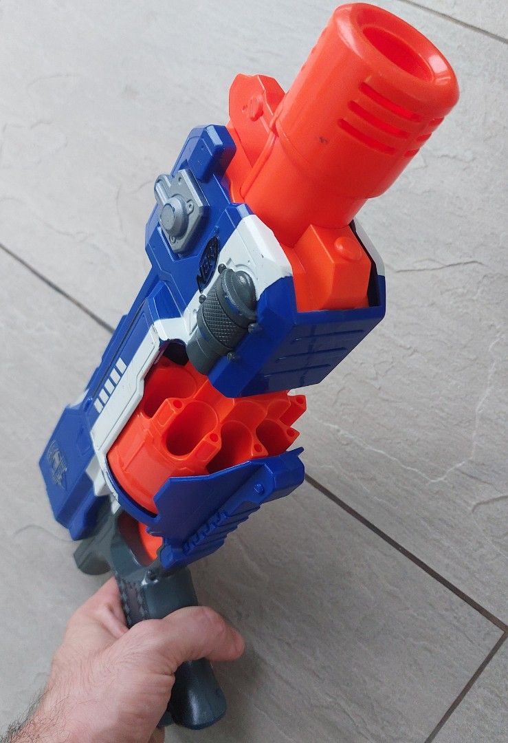 Nerf Gun/Rifle N-Strike Elite Stockade, Hobbies & Toys, Toys & Games on ...