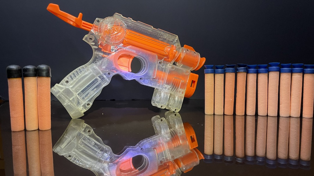 NERF N-Strike Clear Nite Finder EX-3 (5kg Mod), Hobbies & Toys, Toys ...