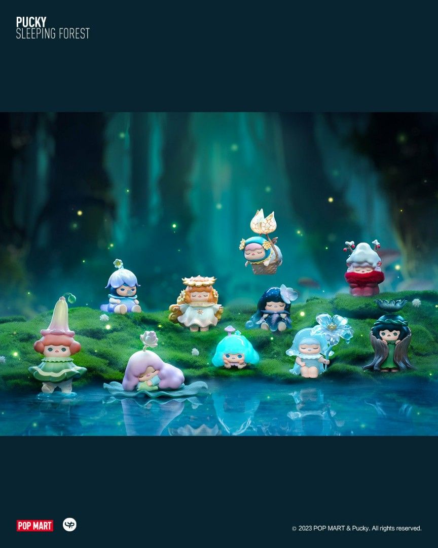 [NEW! POPMART] POPMART PUCKY SLEEPING FOREST SERIES FULL SET AND ...