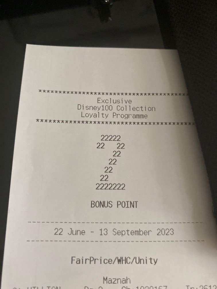 NTUC Bonus Points exclusive Disney 100 collection loyalty program ...