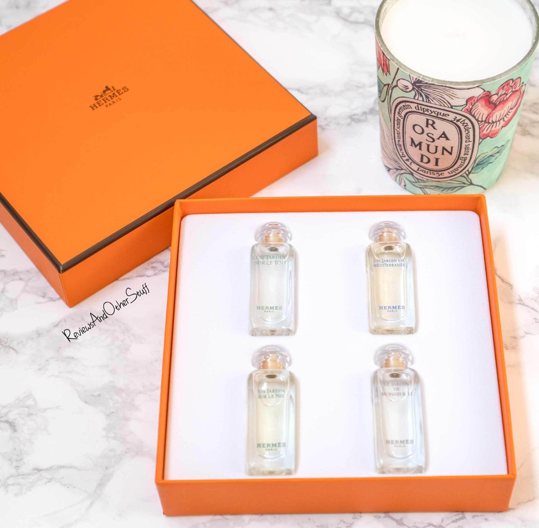 Original HERMÈS Garden Collection Coffret Set Perfume, Beauty ...