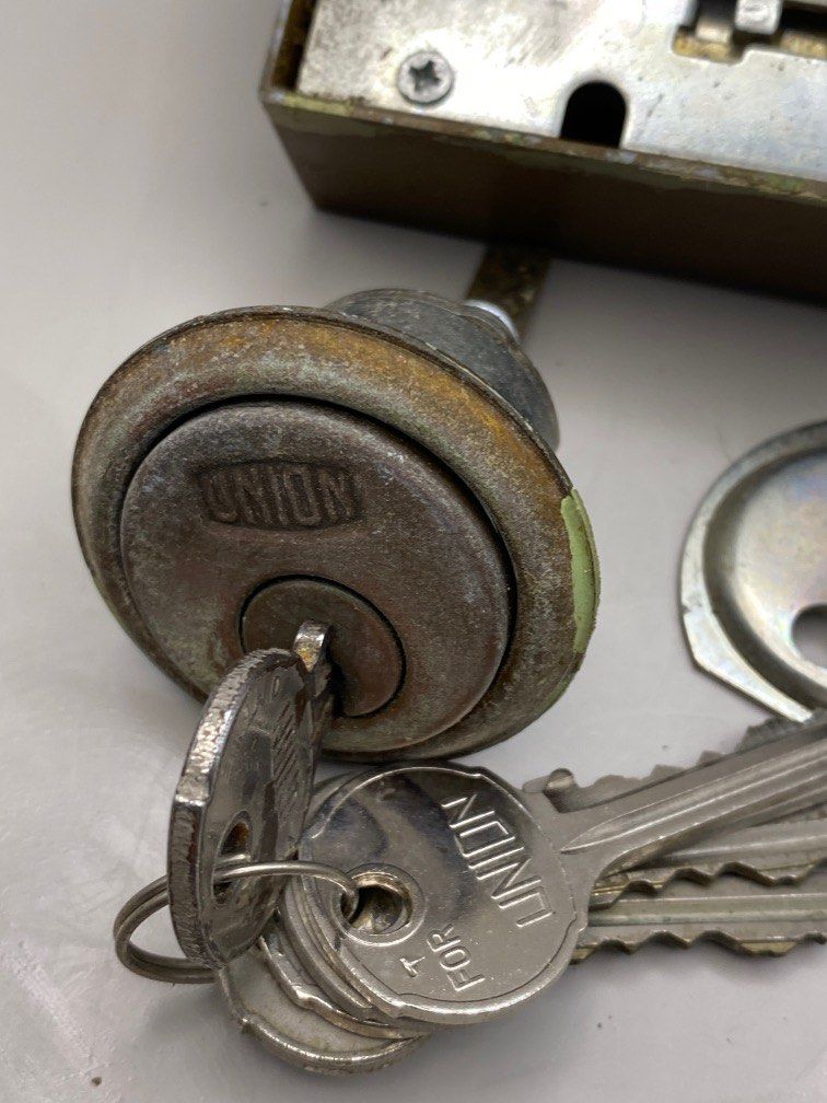 Original Union made in England door lock no missing parts one original ...