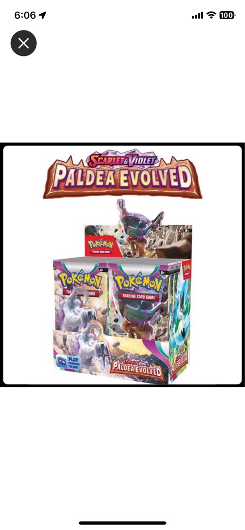 Paldea Evolved Booster Box, Hobbies & Toys, Toys & Games on Carousell