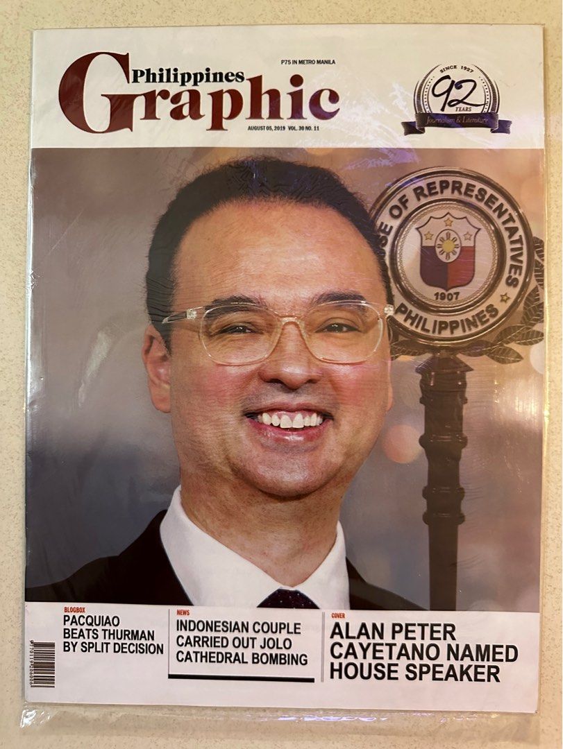 Philippines Graphic Magazine on Carousell