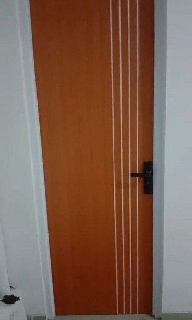 Pintu hpl minimalis komplit, Desain & Kerajinan Tangan, Karya Seni di Carousell