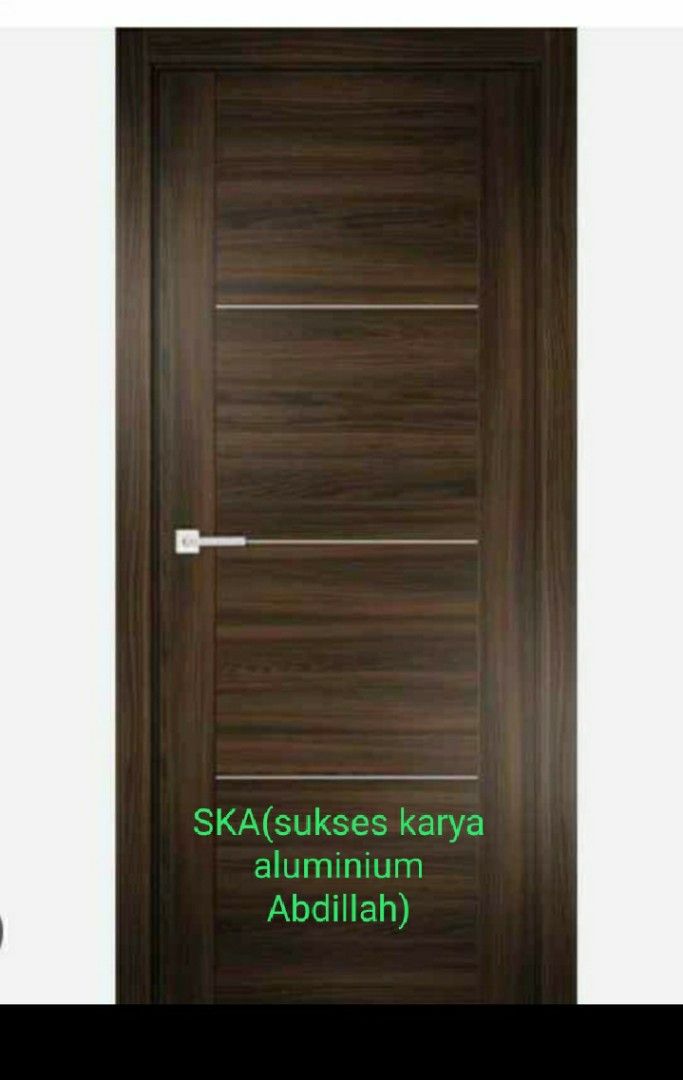 Pintu hpl minimalis komplit, Desain & Kerajinan Tangan, Karya Seni di Carousell
