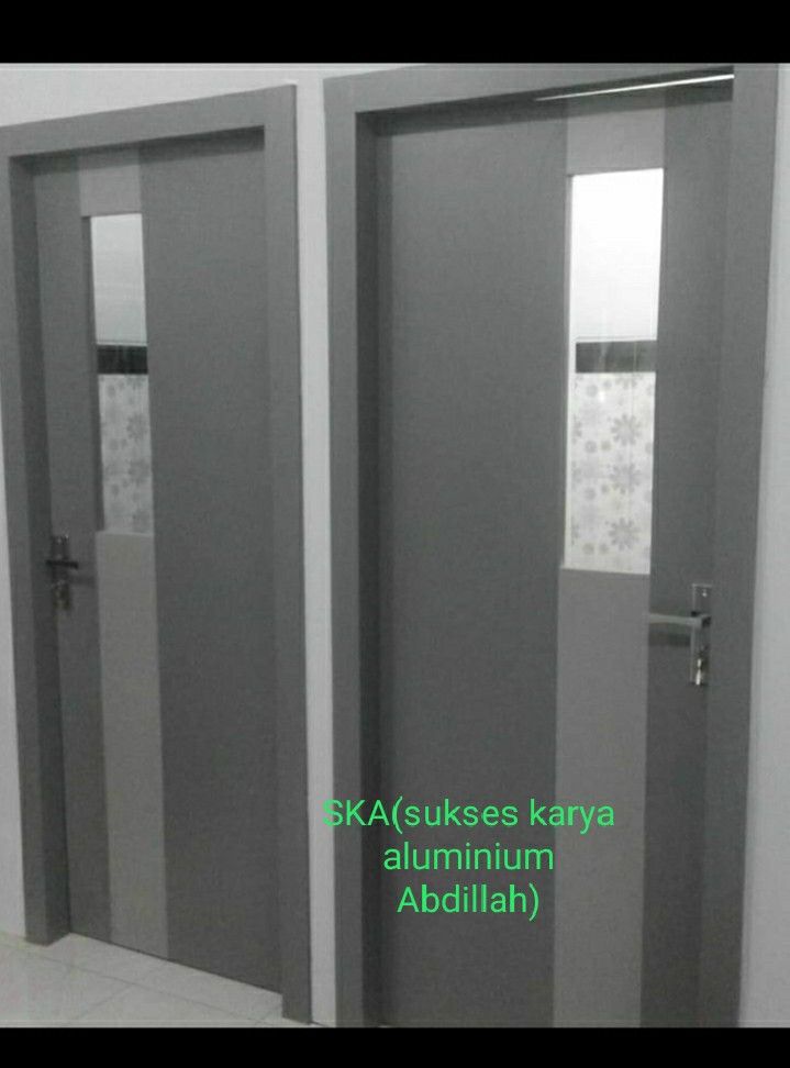 Pintu HPL TACO motif kayu dan solid murah, Desain & Kerajinan Tangan, Karya Seni di Carousell