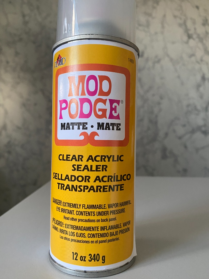Plaid Mod Podge 1469 Spray Sealer Matte 12oz(340g), Hobbies & Toys ...