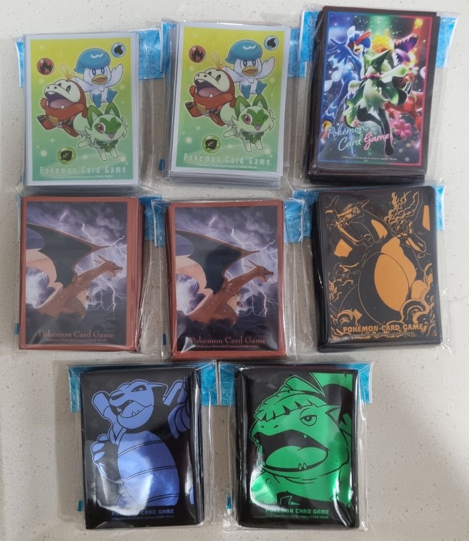 Pokemon centre Japan accessories (sleeves, playmats, deck case ...