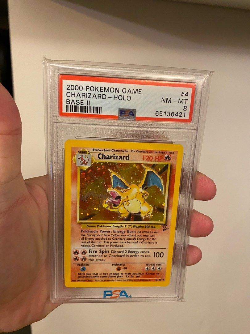 Pokemon charizard base 2 holo psa 8, Hobbies & Toys, Memorabilia ...