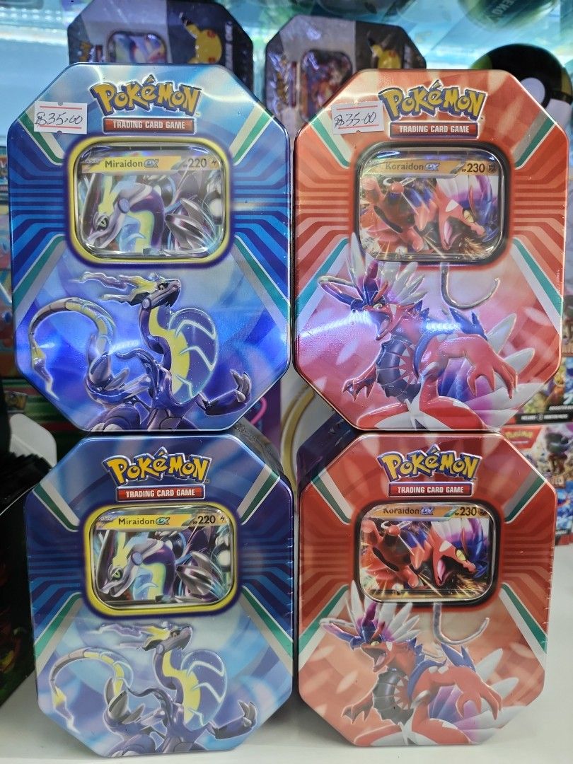 Pokemon Tin Box, Hobbies & Toys, Toys & Games on Carousell