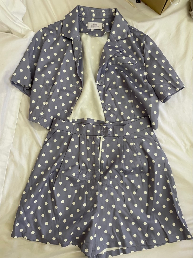 Polka set wear, Women's Fashion, Dresses & Sets, Sets or Coordinates on ...