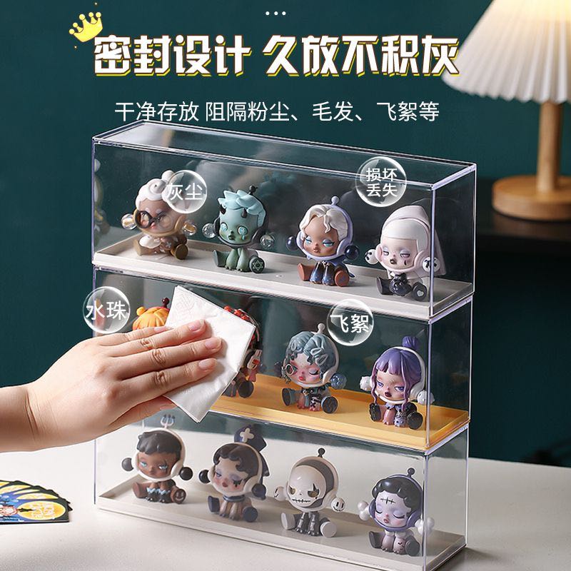 Popmart display acrylic box, Furniture & Home Living, Home Improvement ...