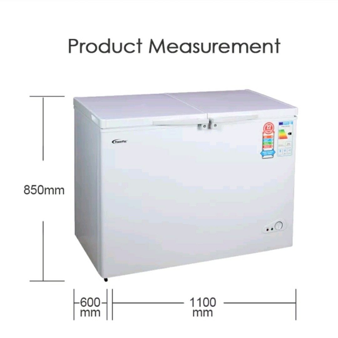 Powerpac Chest Freezer/Chiller 280l, TV & Home Appliances, Kitchen ...