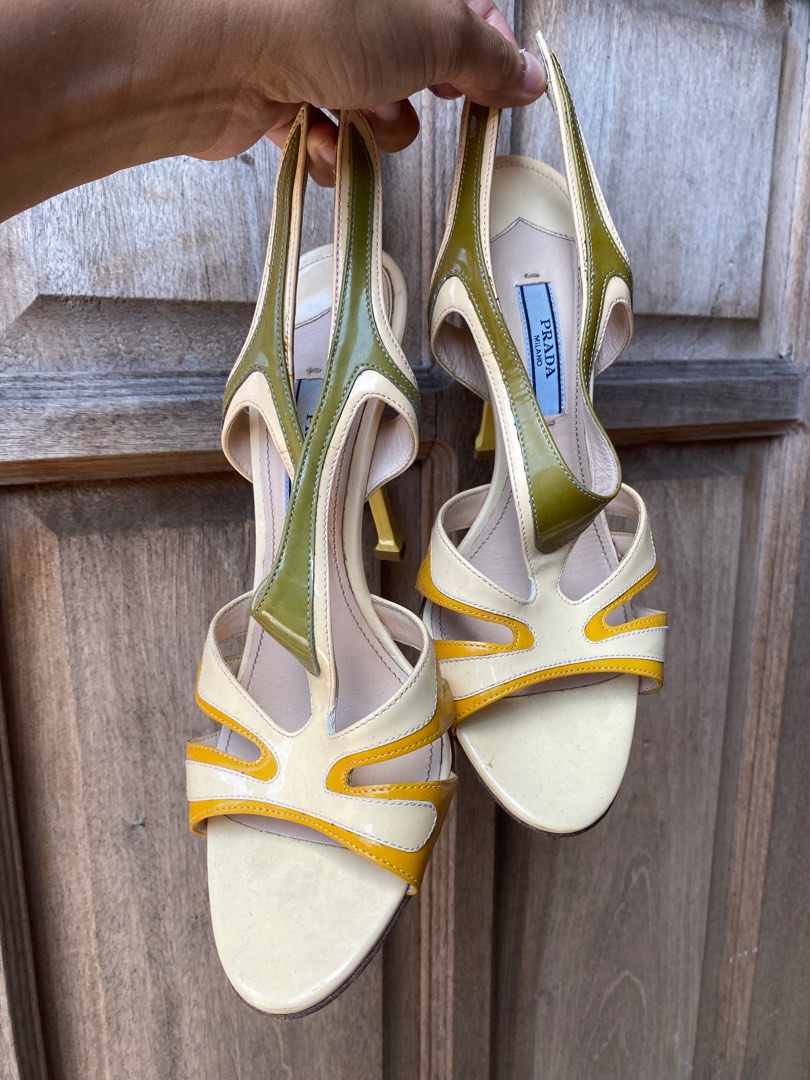 Prada heels, Women's Fashion, Footwear, Heels on Carousell