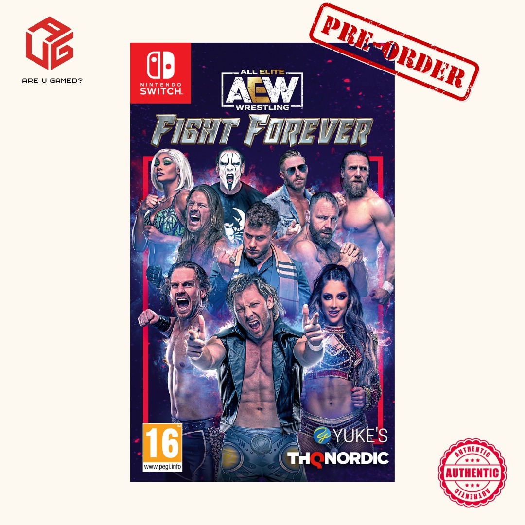 *Pre-Order* AEW: Fight Forever - Nintendo Switch, Video Gaming, Video ...