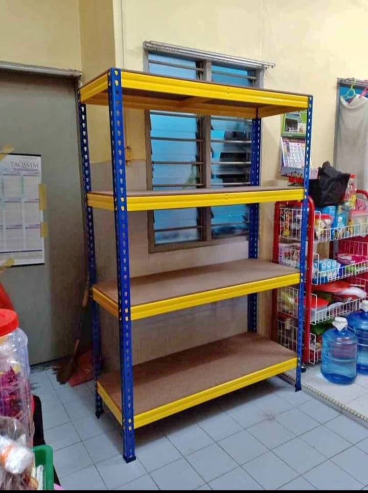 Rak besi heavy duty, Furniture & Home Living, Home Improvement ...