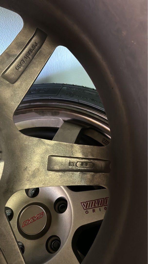Rays te37 rims/wheels, Car Accessories, Tyres & Rims on Carousell