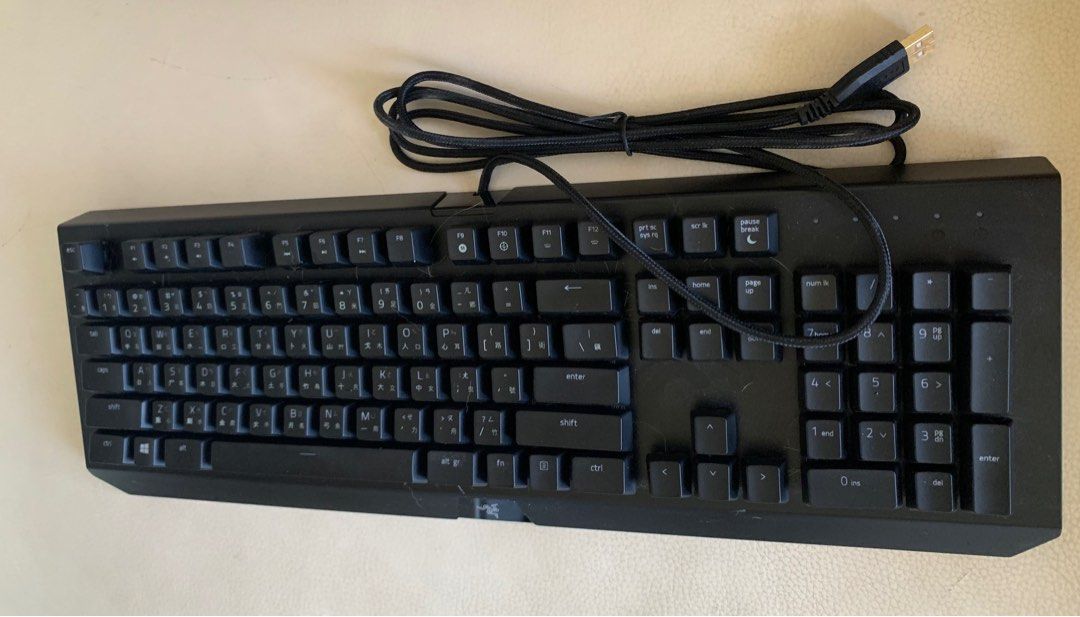 Razer blackwidow xchroma keyboard 鍵盤, 電腦＆科技, 電腦周邊及配件, 電腦鍵盤及相關產品 - Carousell