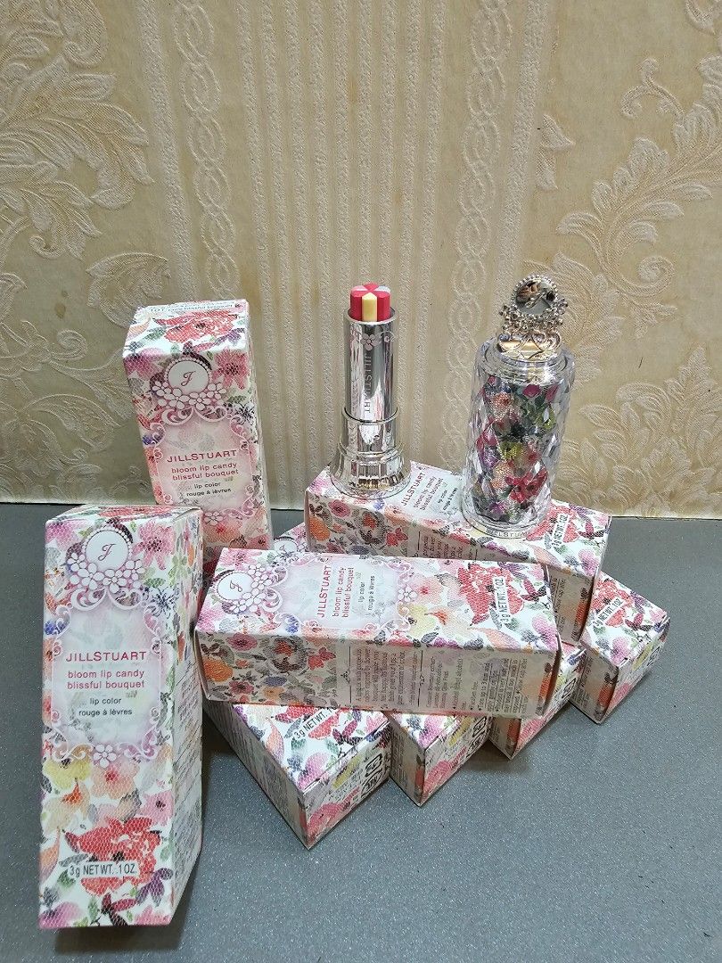 READY STOCKS : Jill Stuart-Bloom Lip Candy Blissful Bouquet, Beauty ...