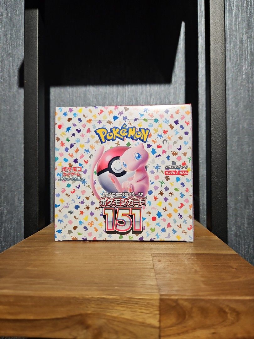 [Ready Stocks] Pokemon TCG Card JP Pokemon 151 Booster Box MISB ...