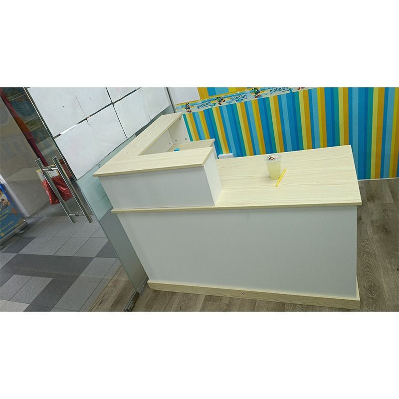 Reception desk cashier Light luxury company welcome simple modern small ...