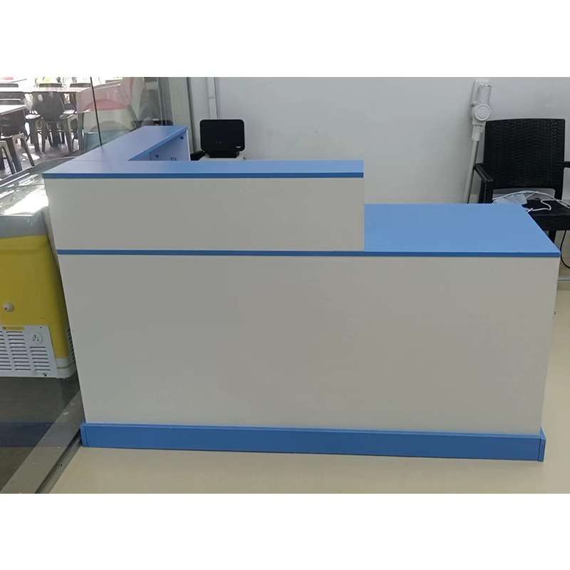 Reception desk cashier Light luxury company welcome simple modern small ...