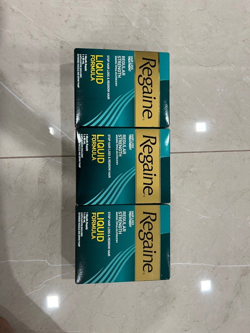 Regaine Regular Strength Minoxidil Topical Solution 2% W/V Solution ...