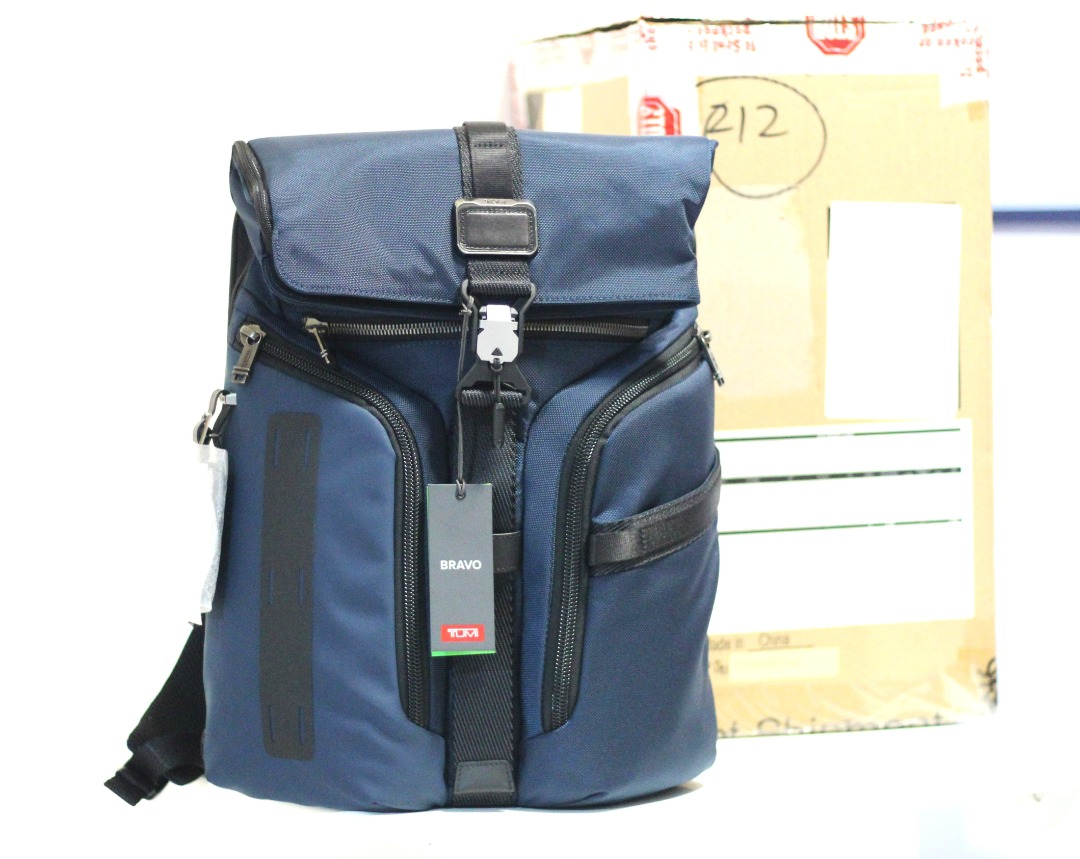 Retail $1020 - New Tumi 232759NVY - Alpha Bravo Logistic Flap Lid ...