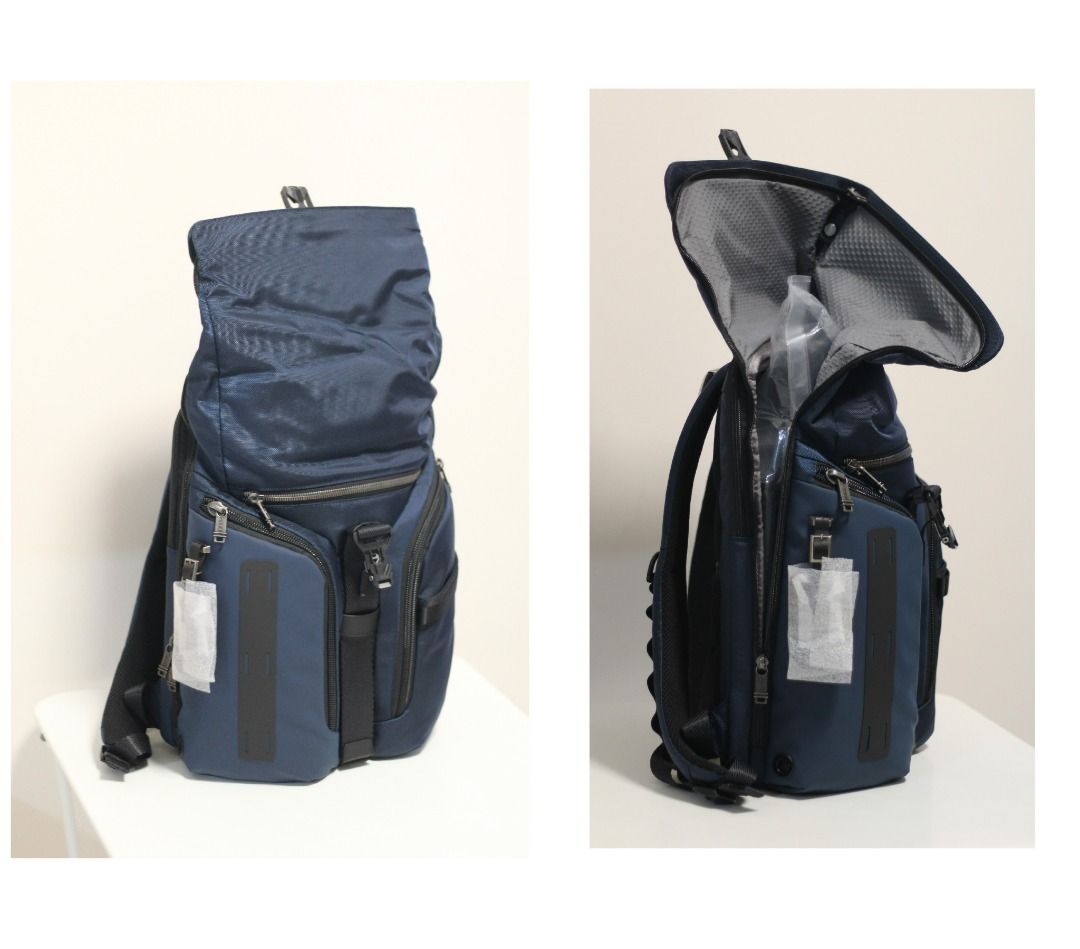 Retail $1020 - New Tumi 232759NVY - Alpha Bravo Logistic Flap Lid ...