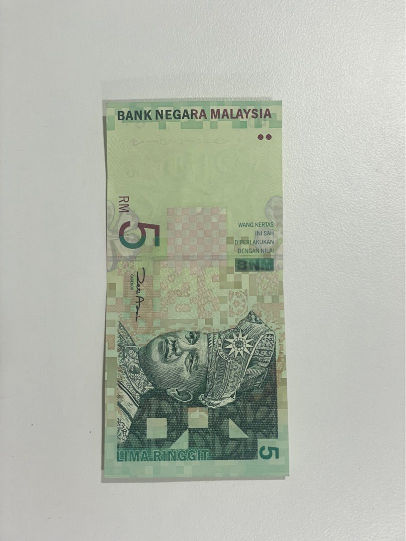 RM5 lama kertas, Hobbies & Toys, Collectibles & Memorabilia, Currency ...